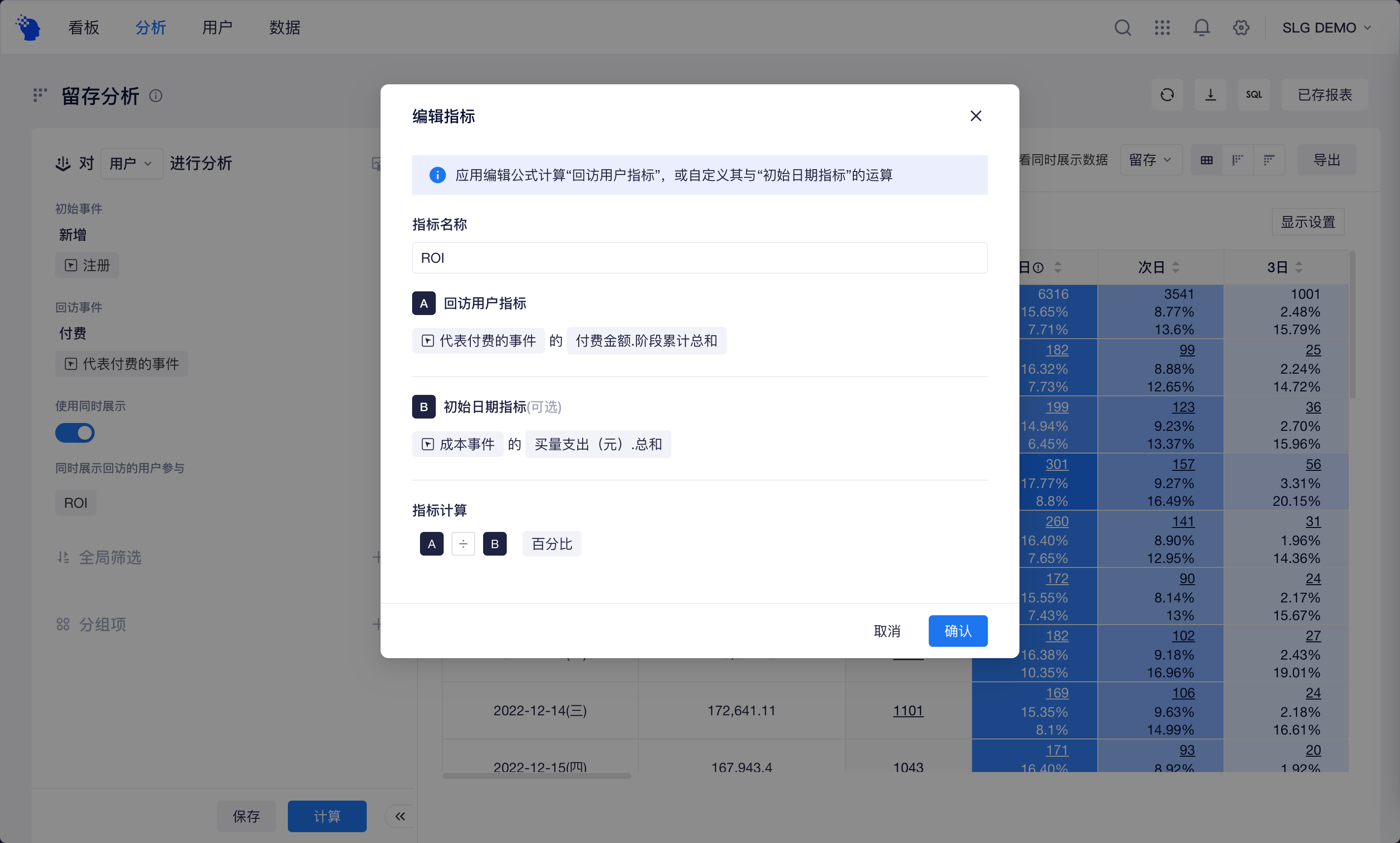 计算LTV及ROI | ThinkingData