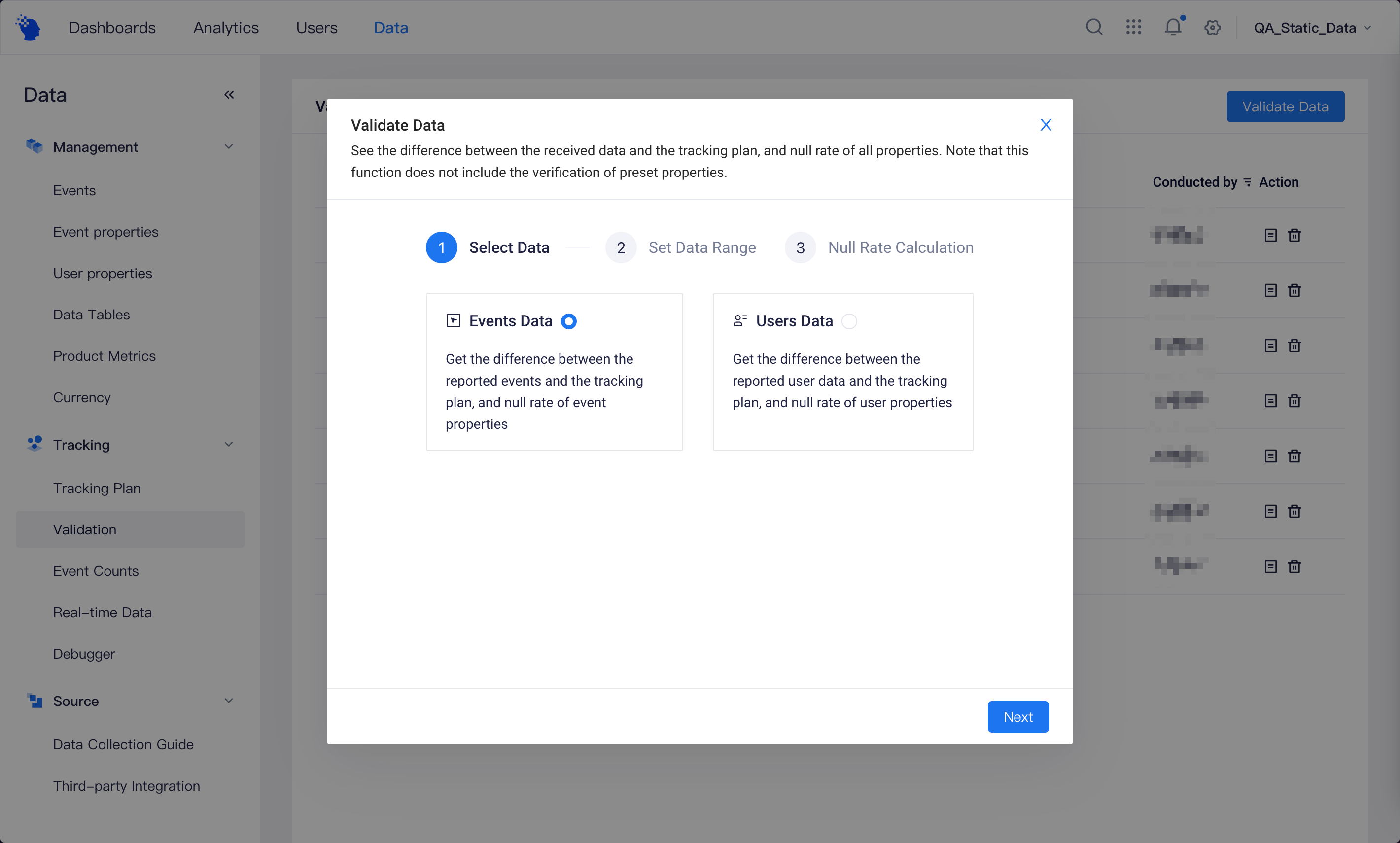 Data Reporting and Verification | ThinkingData